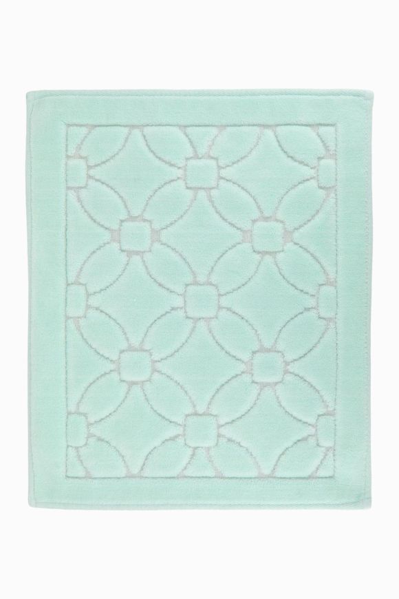 Maris Paspas Pamuklu Çiçek Desen - Mint - 60x100cm | Pınar Tekstil