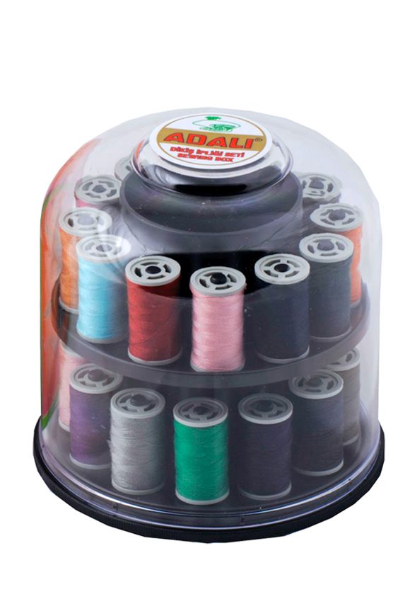 Yabalı Dikiş İpliği Seti Çift Katlı Fanus | Pınar Tekstil