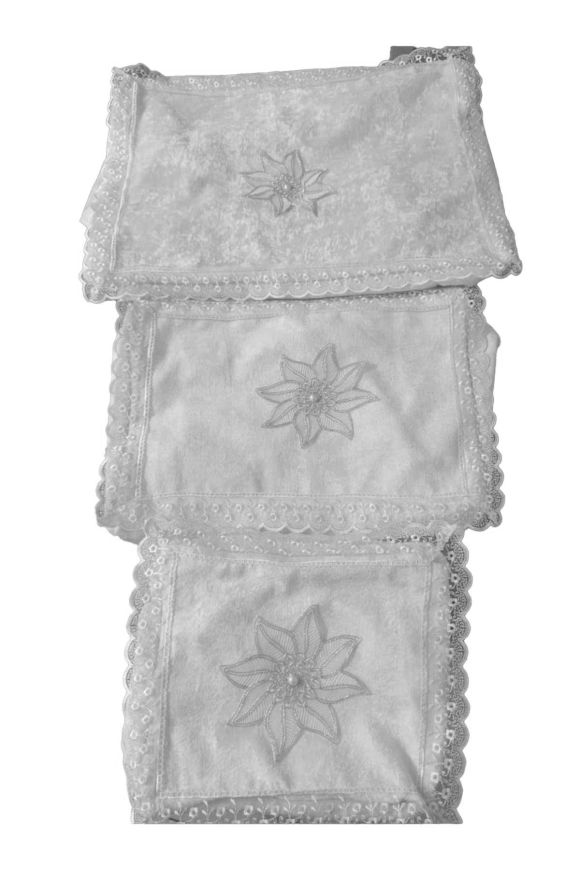 Zerre Home Bohça 3'lü Set Keten | Pınar Tekstil